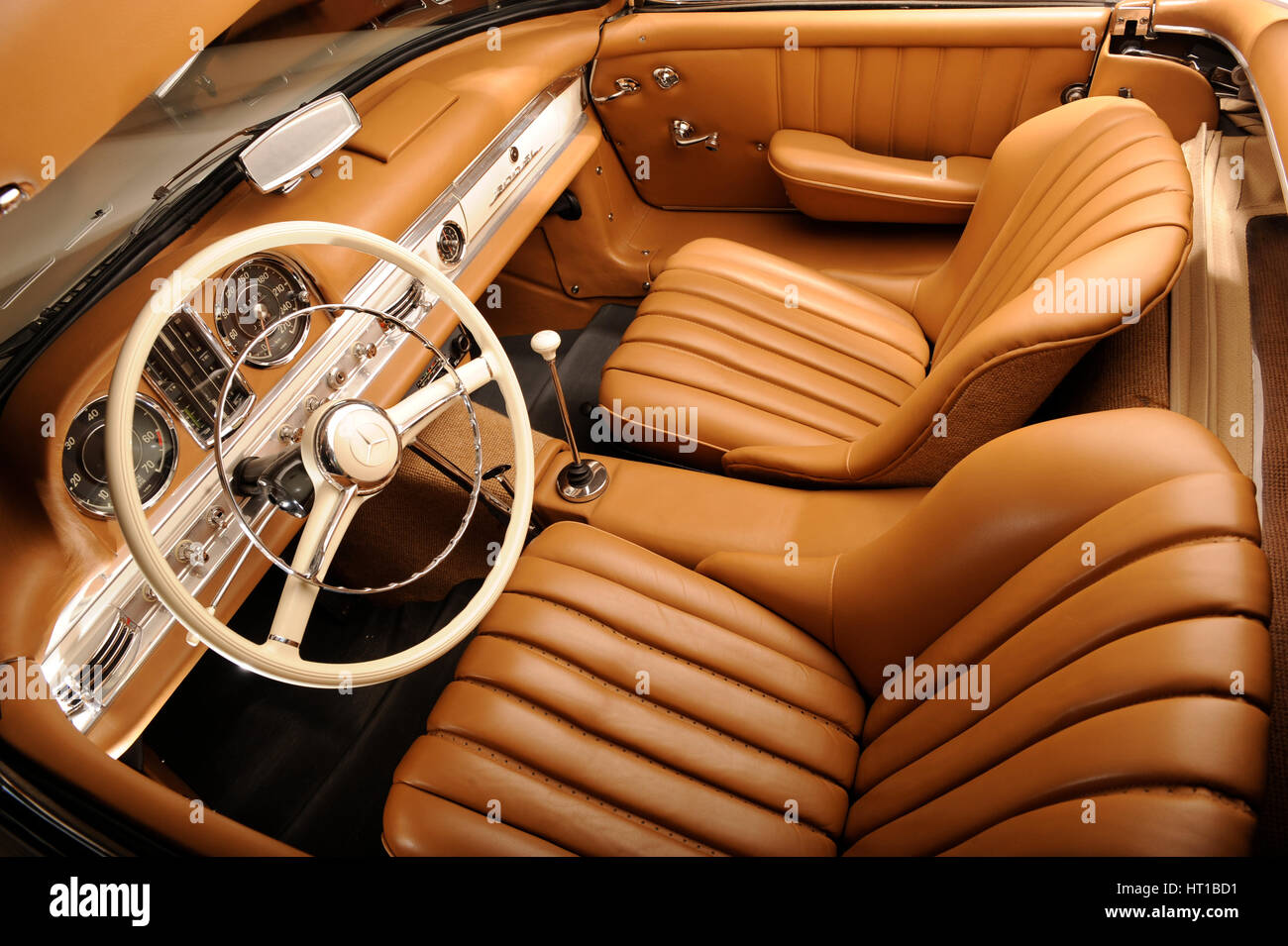 Mercedes Benz 300 SL roadster 1958. Artist: Simon Clay Stock Photo - Alamy