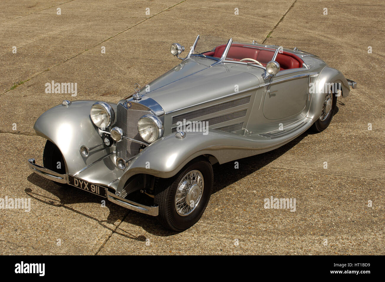 1937 Mercedes Benz 540 k special roadster. Artist: Simon Clay Stock ...