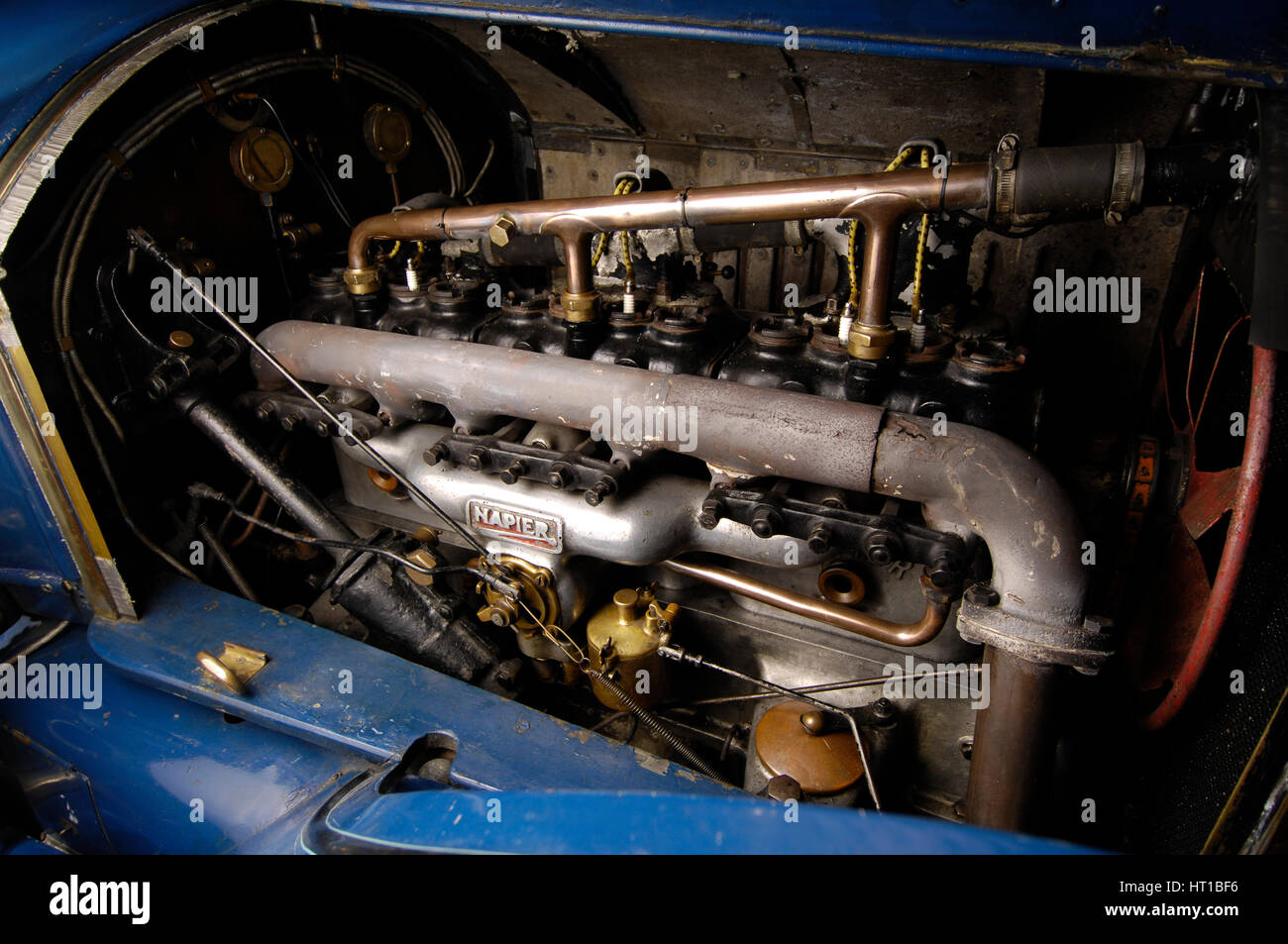Napier open tourer 1913. Artist: Simon Clay Stock Photo - Alamy