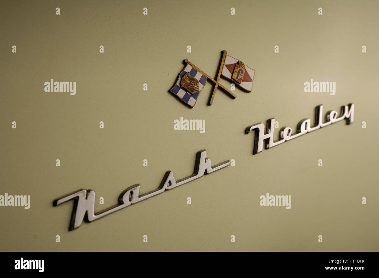 Nash Healey 1953. Artist: Simon Clay Stock Photo - Alamy