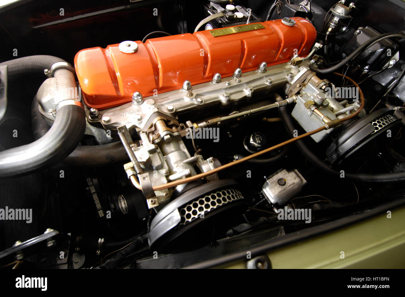 Nash Healey 1953. Artist: Simon Clay Stock Photo - Alamy