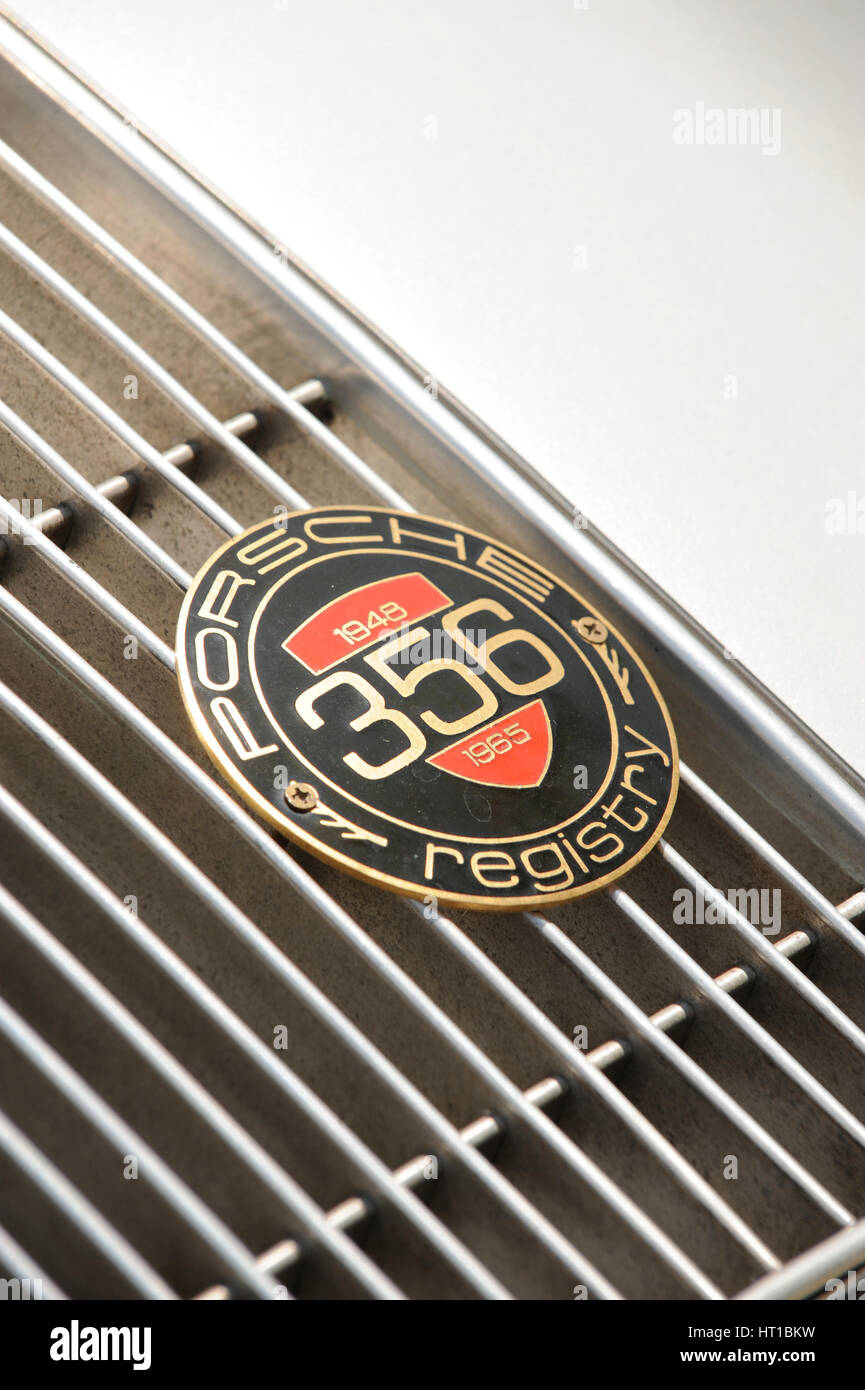 Porsche Speedster 356 1600 Super 1958. Artist: Simon Clay Stock Photo ...