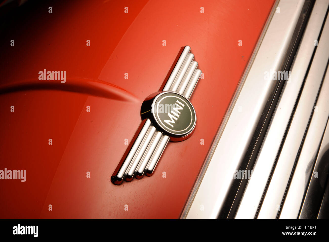 Rover Mini Cooper works 1998. Artist: Simon Clay Stock Photo - Alamy