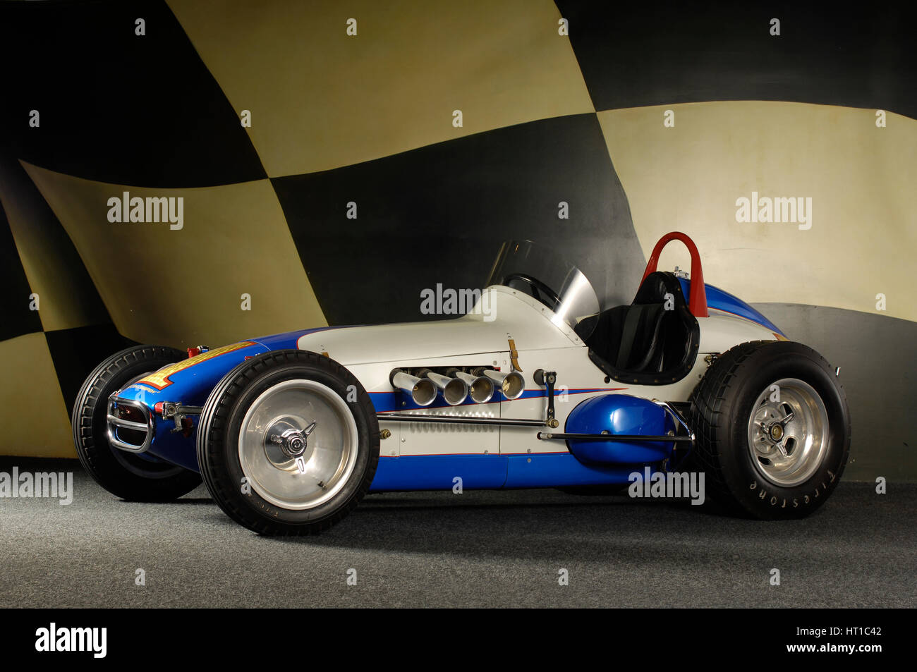 Bromme, Andy Gump stock sprint car 1962. Artist: Simon Clay Stock Photo ...