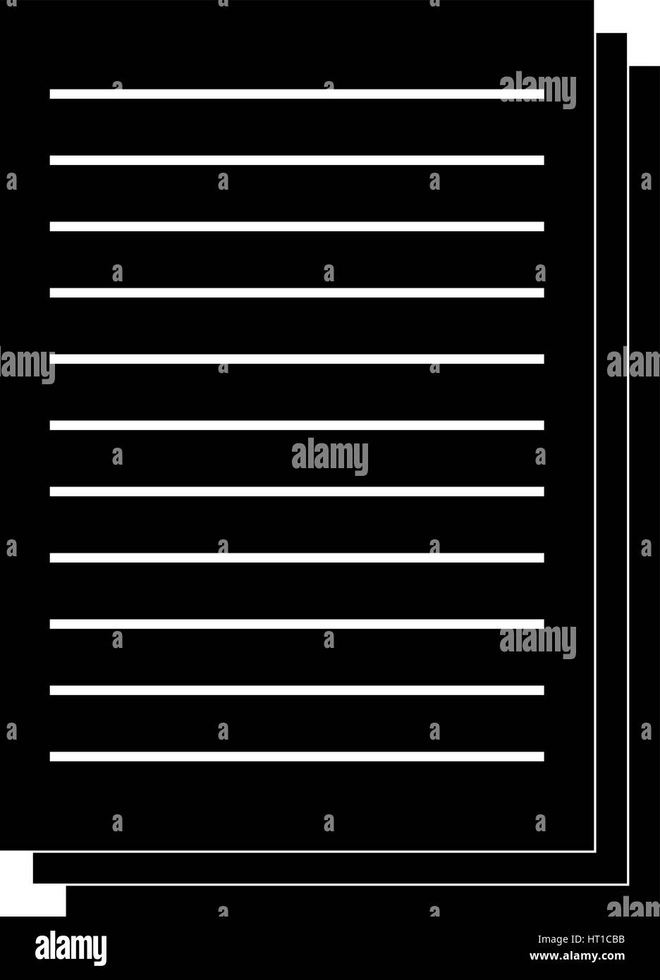 Document pen icon contract Black and White Stock Photos & Images - Alamy