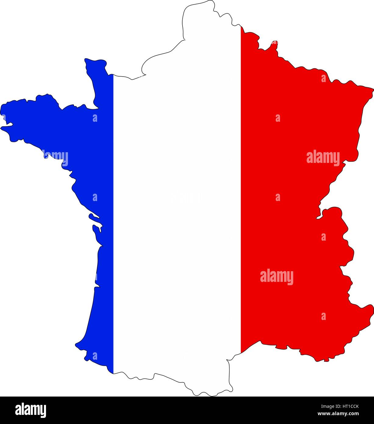 France Map Outline Stock Photos & France Map Outline Stock Images - Alamy