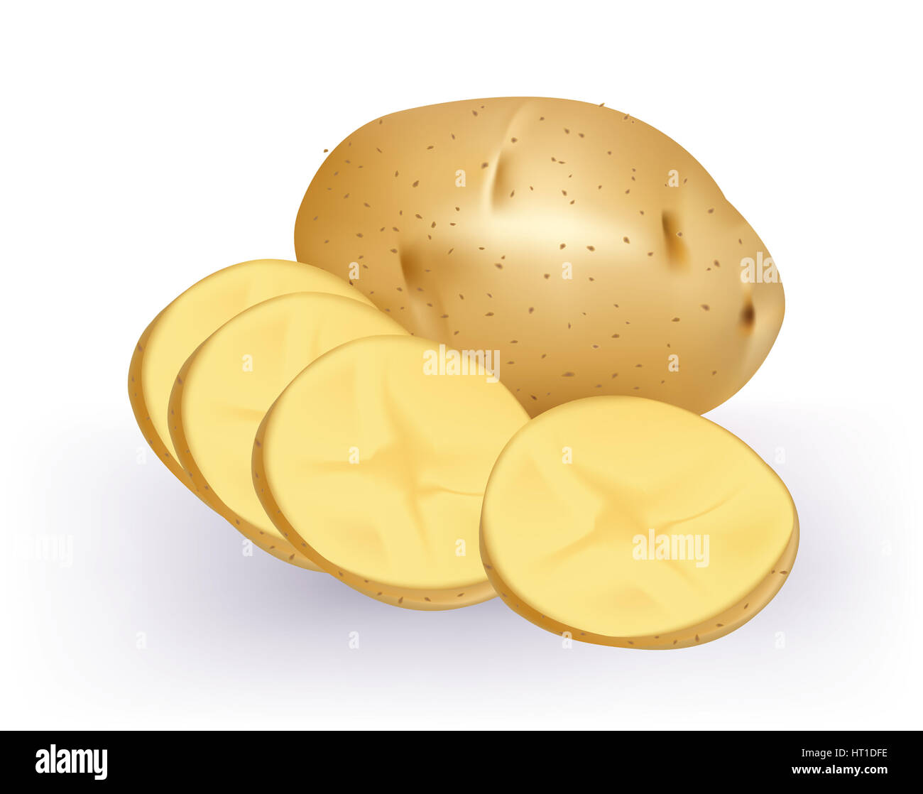 Wallpaper Potato Cut Out Stock Images & Pictures - Alamy