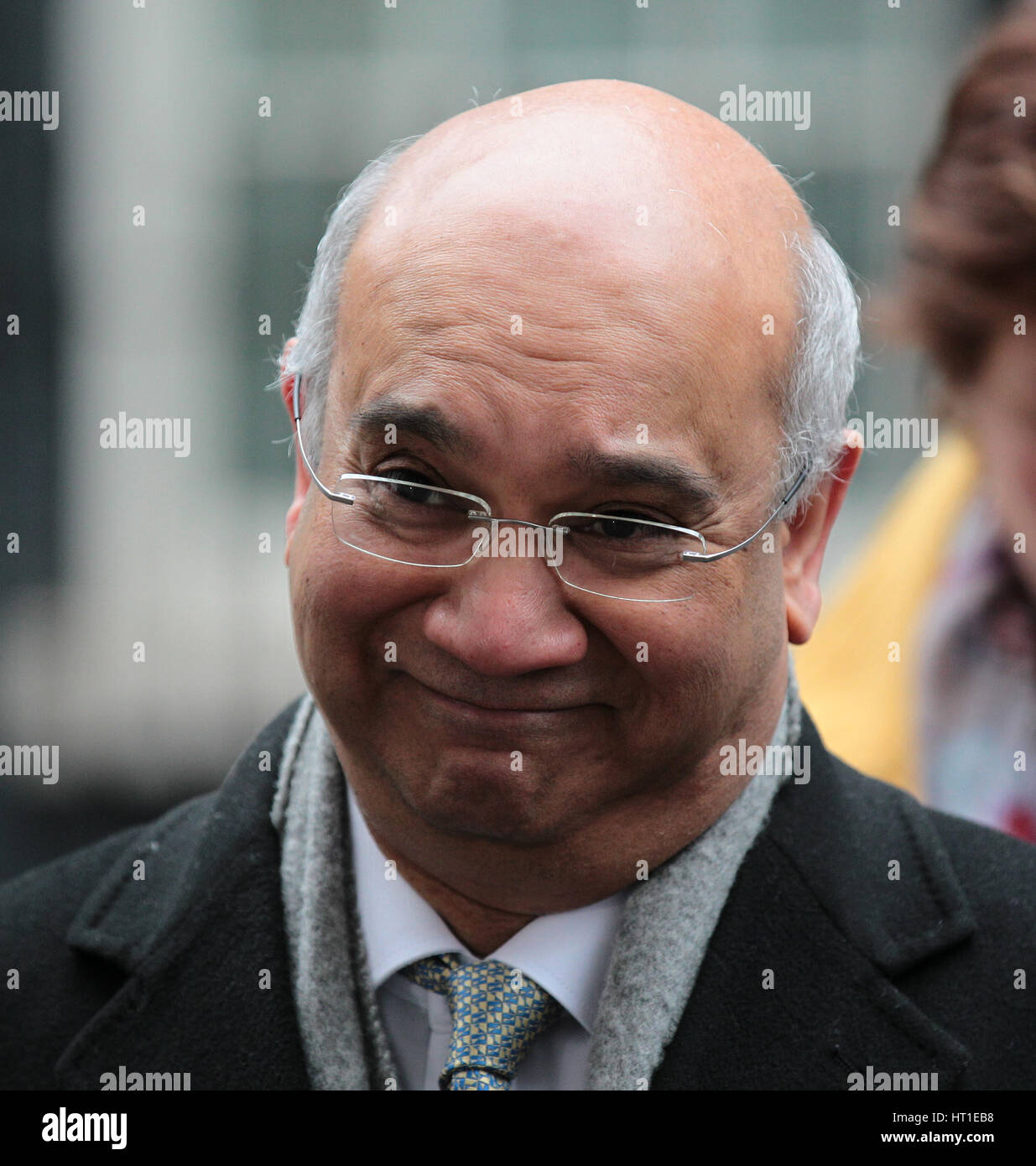 Keith Vaz MP seen at Downing street delivering a petition to save the ...