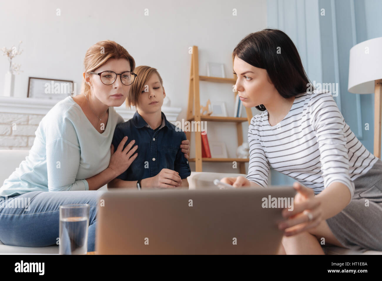 Woman hugging computer screen hi-res stock photography and images - Alamy