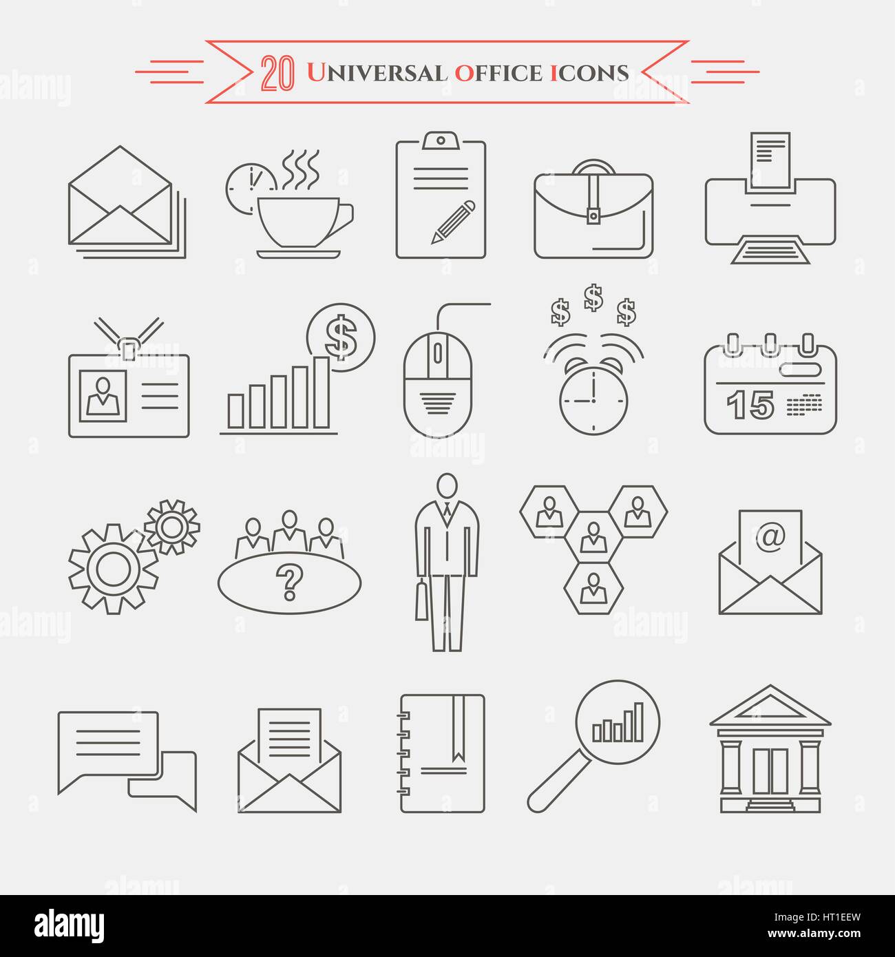 Coffee break office people Stock Vector Images - Alamy