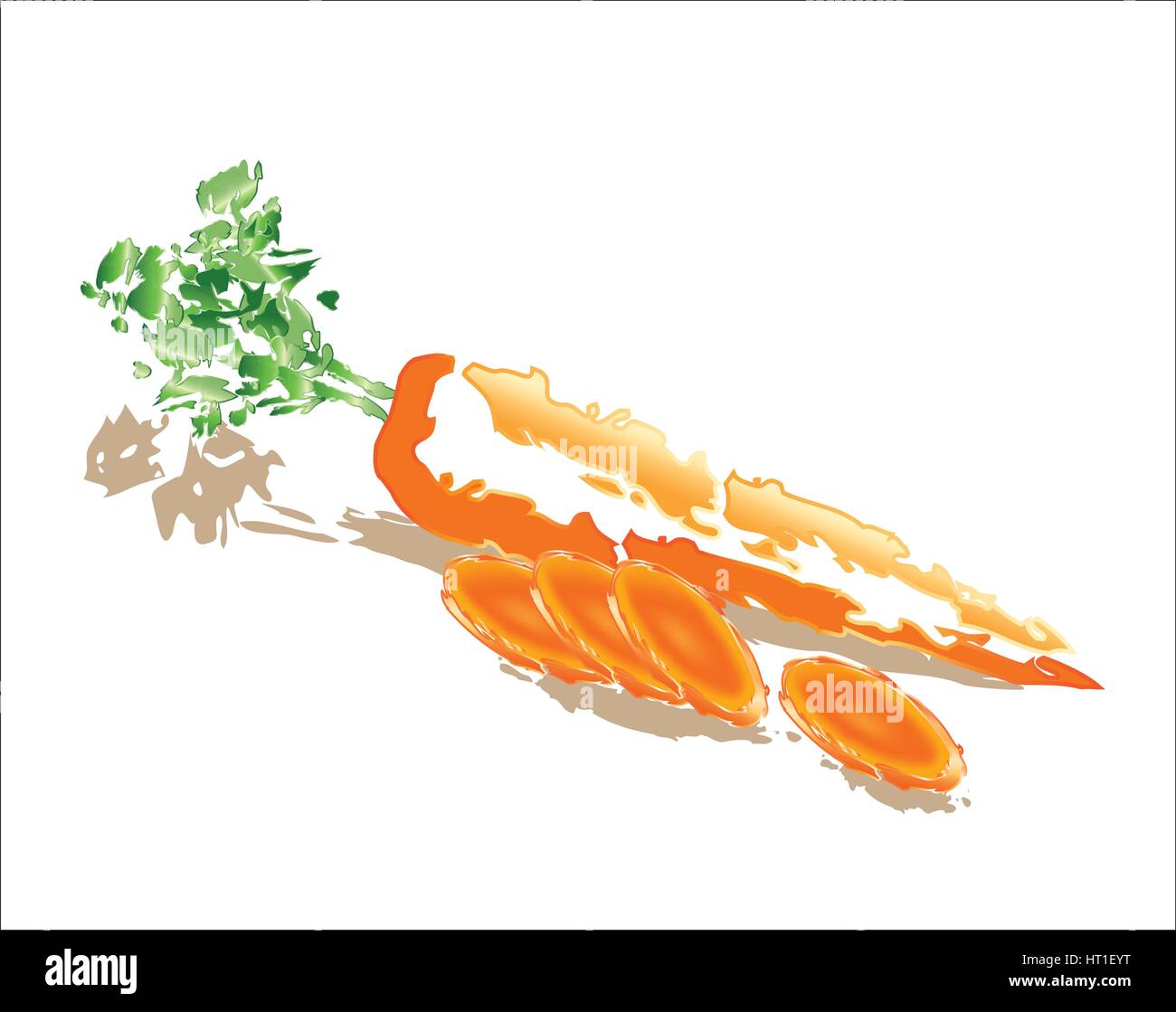 Root carrot Stock Vector Images - Alamy