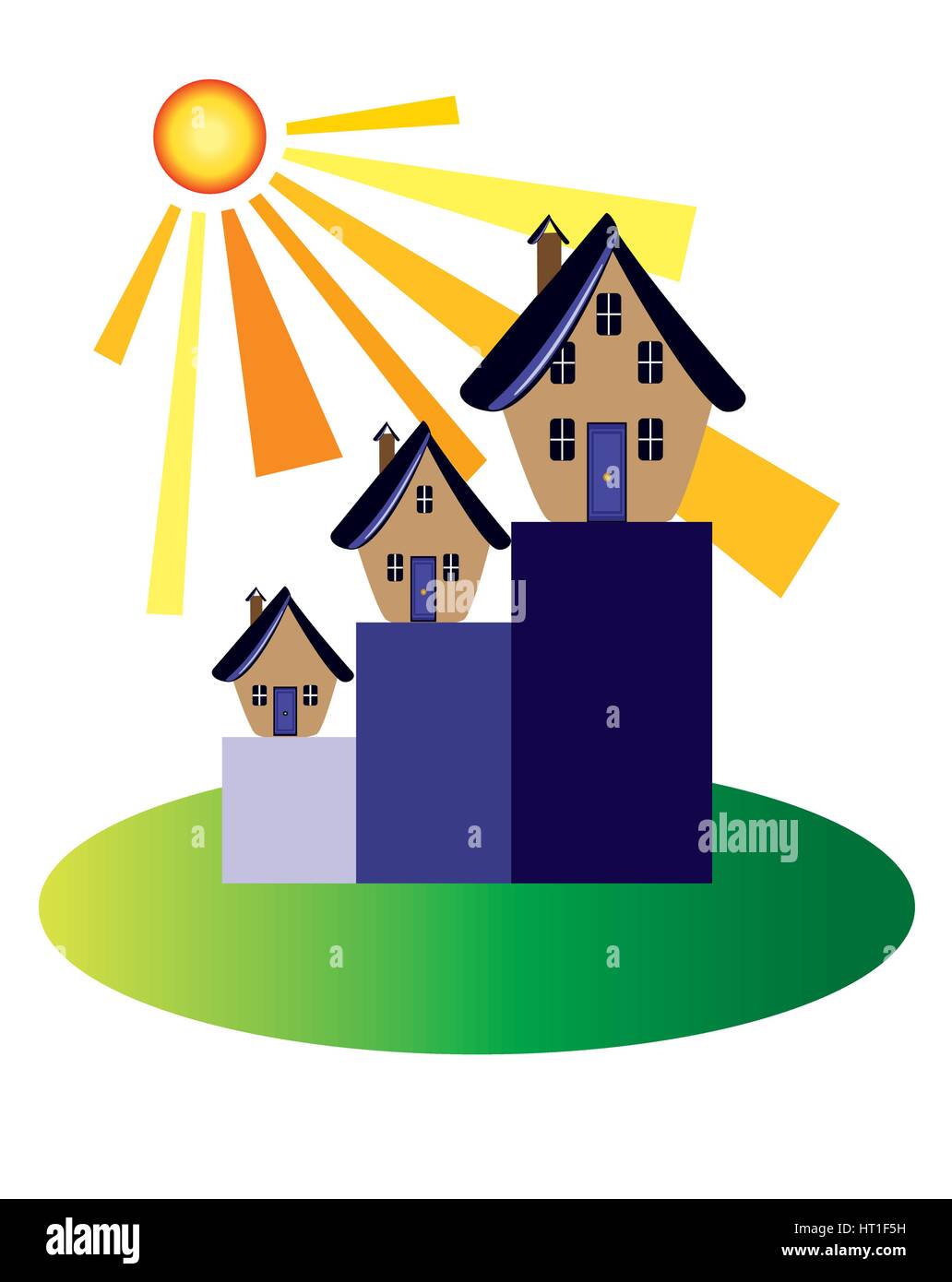 Stock market investment portfolio Stock Vector Images - Alamy