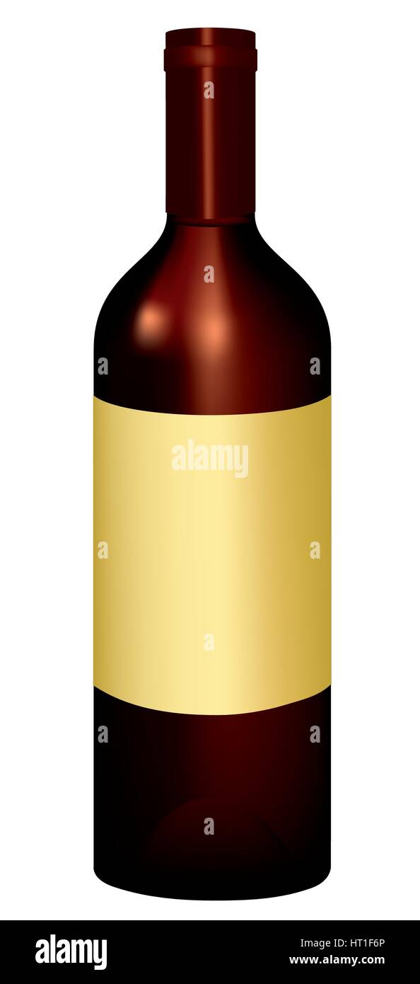 Dark glass bottles blank Stock Vector Images - Alamy