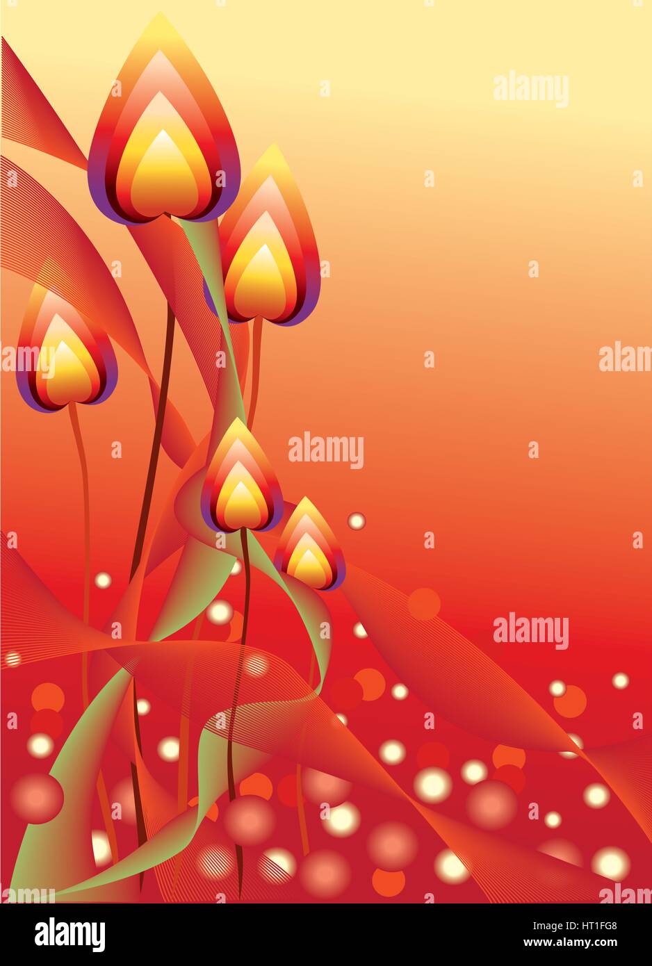 Abstract buds of paradise Stock Vector Image & Art - Alamy