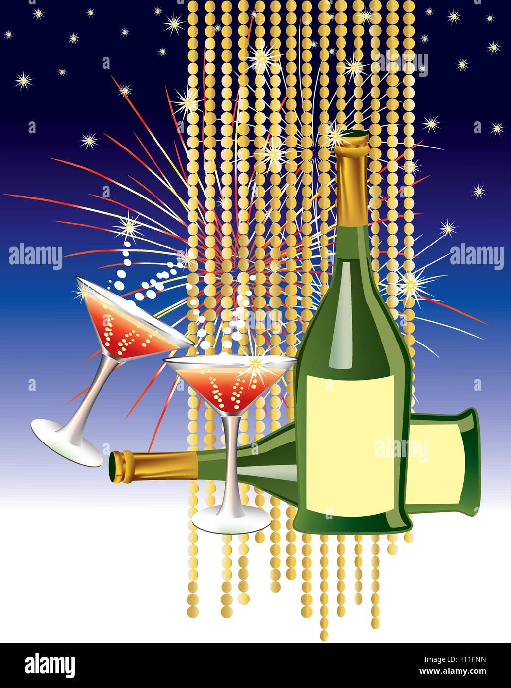 Cheers happy new year Stock Vector Images - Alamy