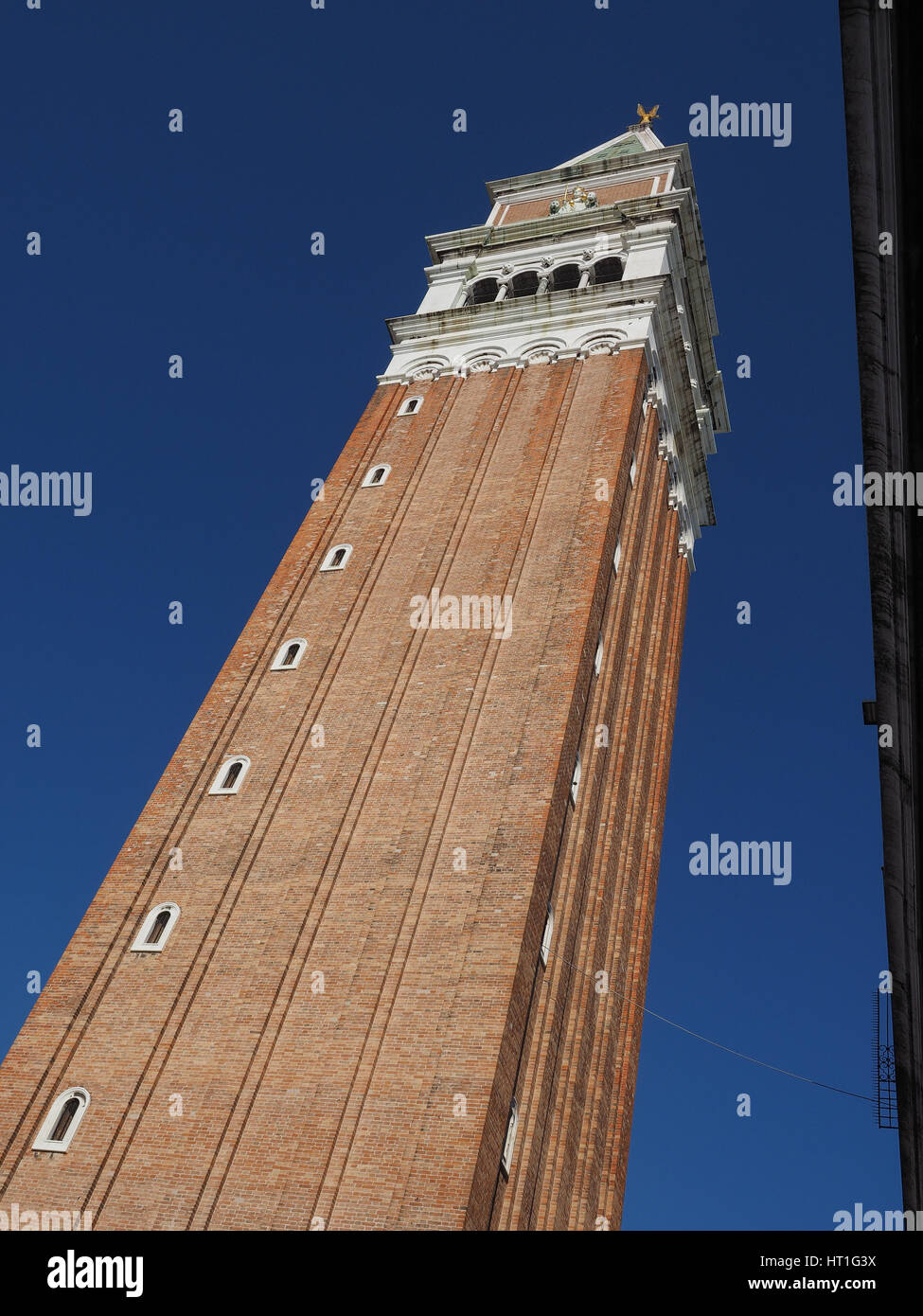 Campanile San Marco (meaning St Mark church steeple) in St Mark square ...