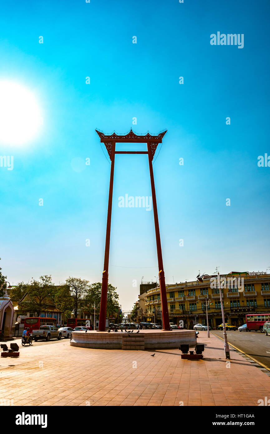 The giant swing, Sao Ching Cha, in Bangkok, Thailand Stock Photo - Alamy