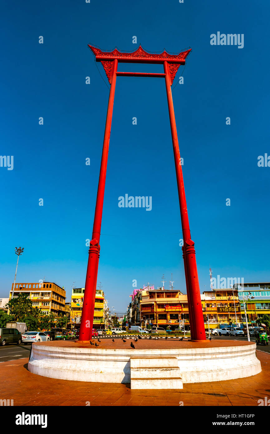 The giant swing, Sao Ching Cha, in Bangkok, Thailand Stock Photo - Alamy