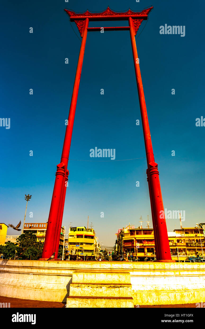 The giant swing, Sao Ching Cha, in Bangkok, Thailand Stock Photo - Alamy