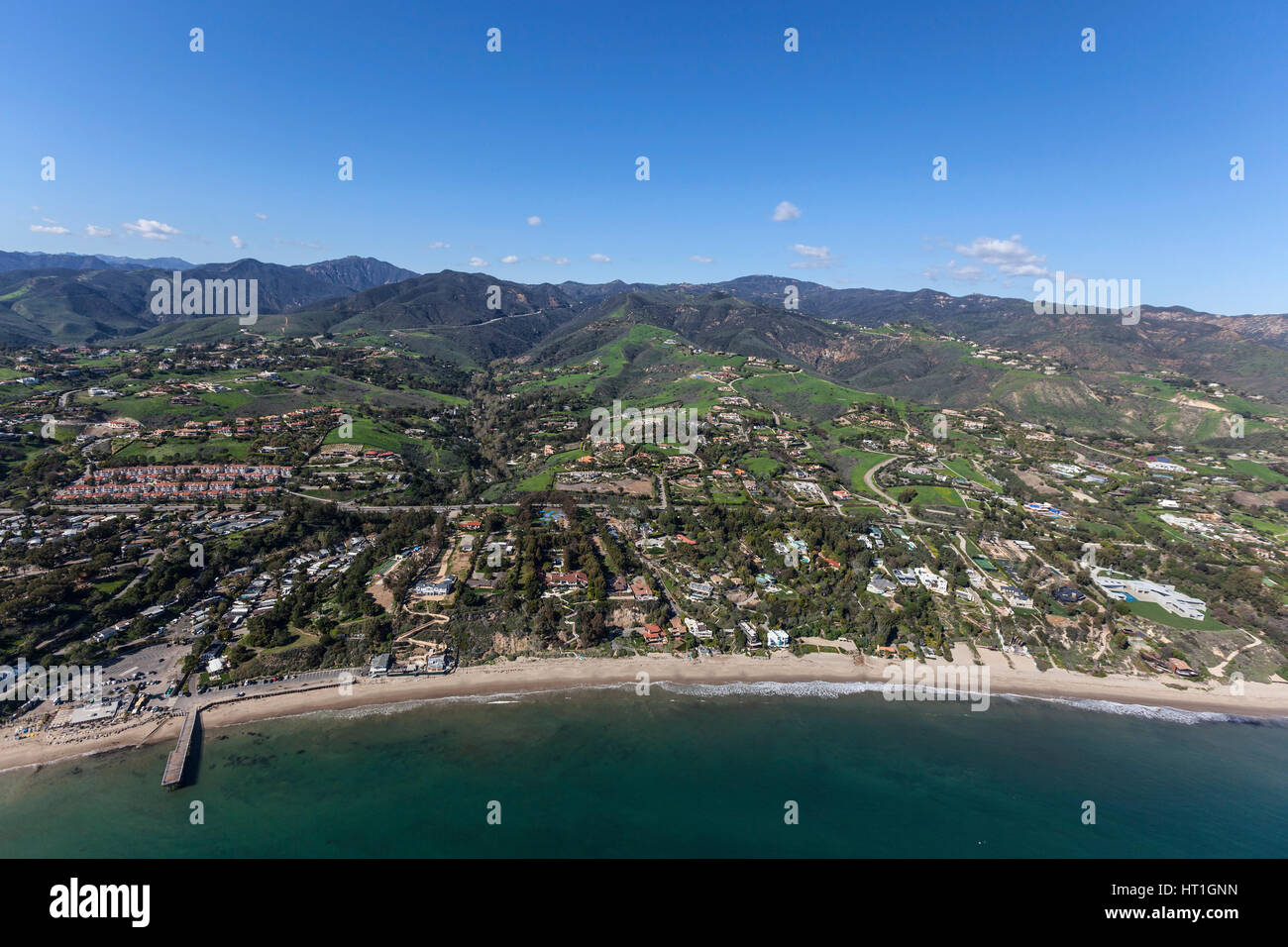 California shoreline aerial hi-res stock photography and images - Alamy