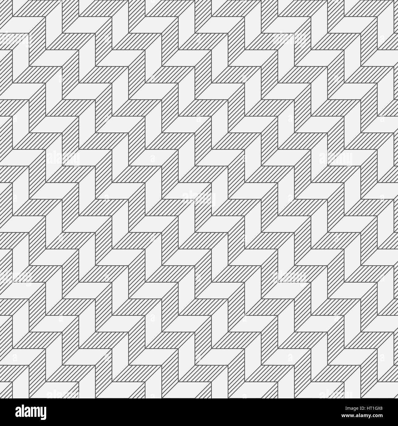 Seamless pattern. Abstract linear textured background. Regularly repeating geometrical elements ...