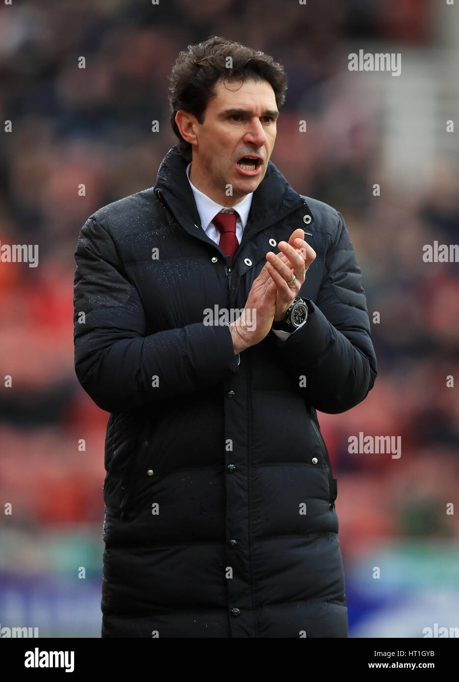 Middlesbrough manager Aitor Karanka Stock Photo - Alamy