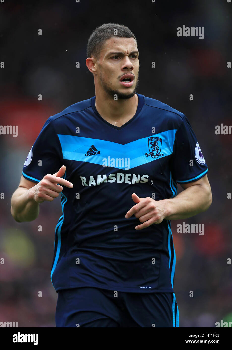 Middlesbrough's Rudy Gestede Stock Photo - Alamy