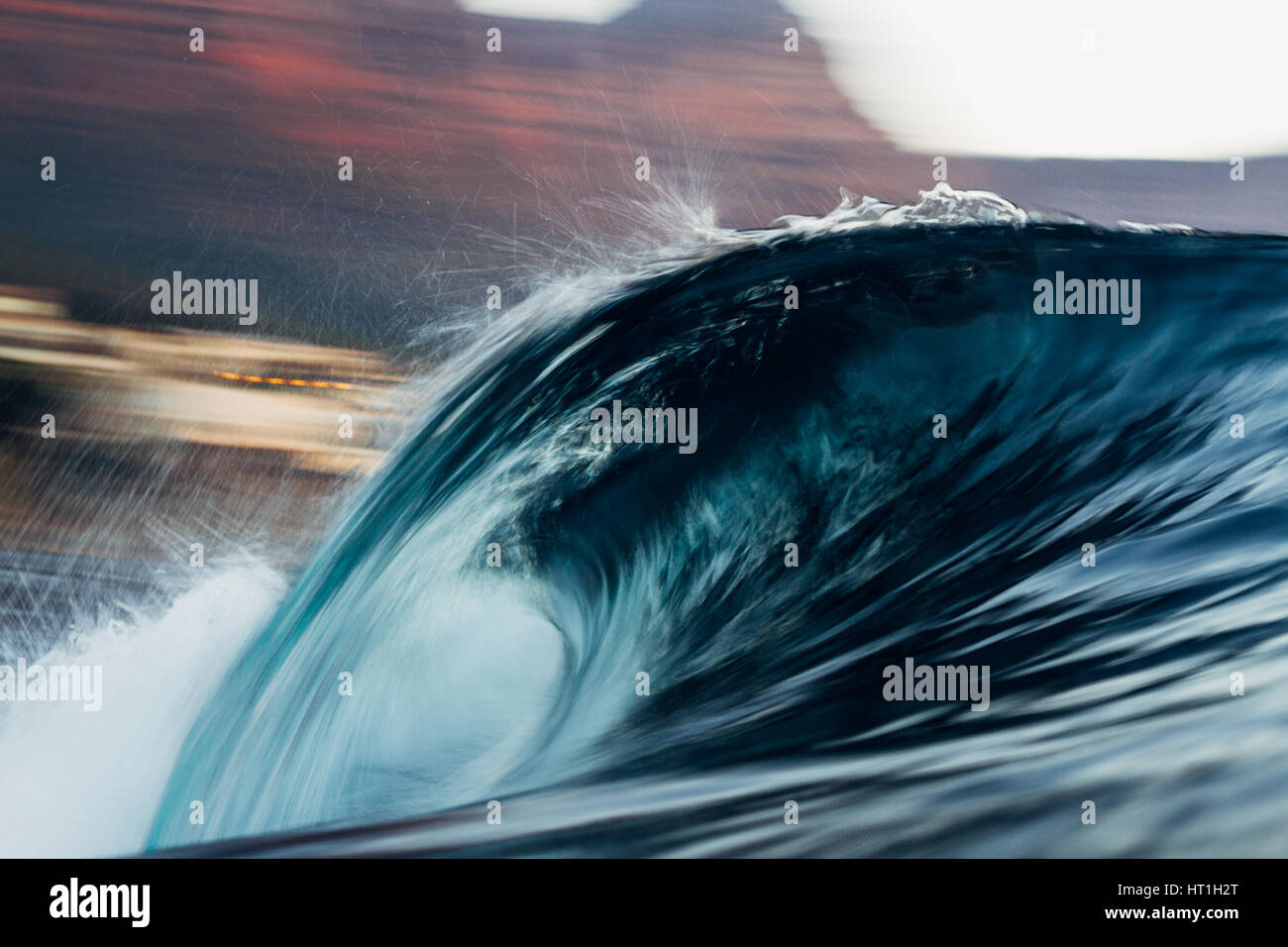Slow Shutter Wave Stock Photo - Alamy