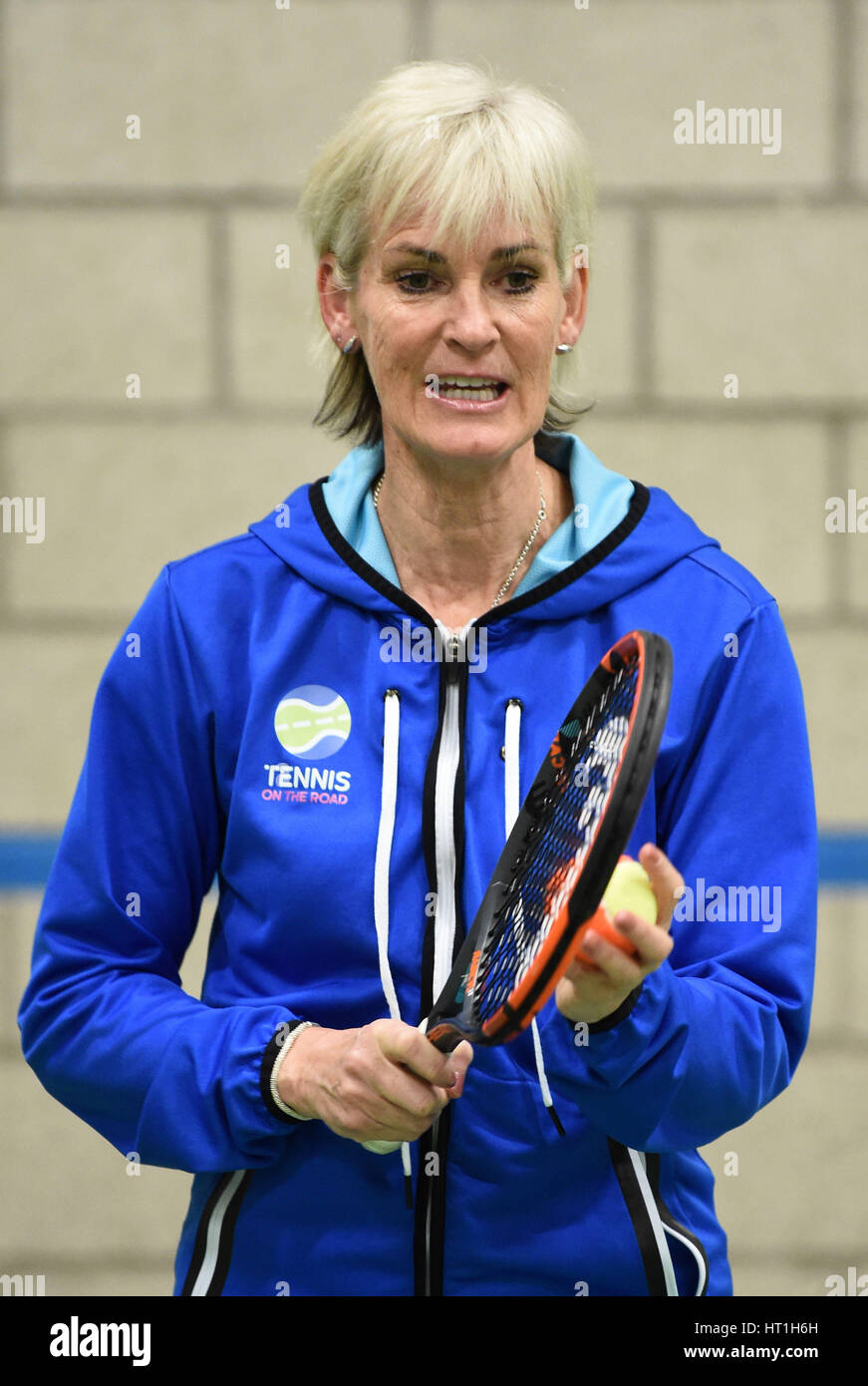 Judy Murray as she promotes girls tennis at St GeorgeÕs School for ...