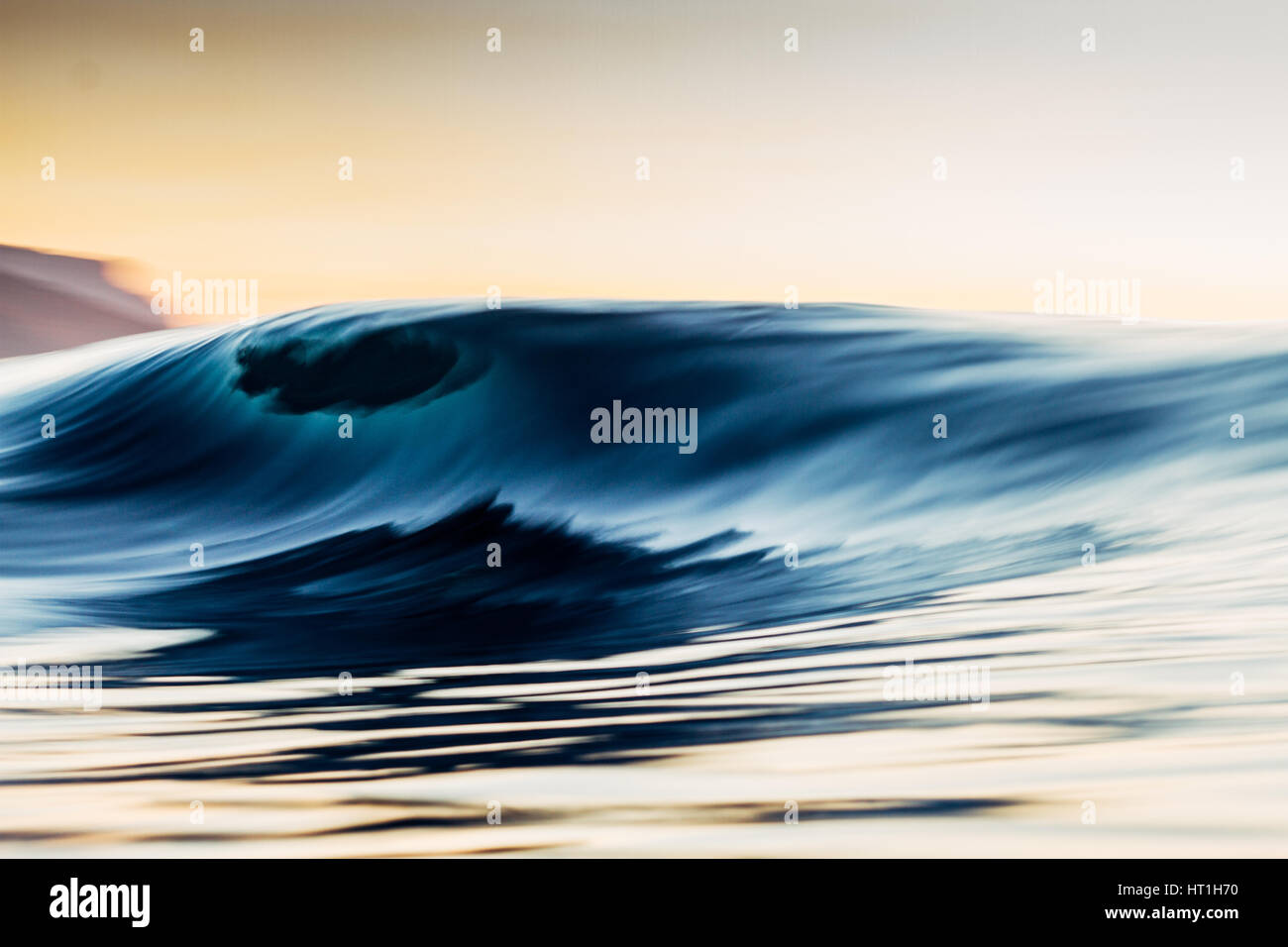 Oily Wave About to Crash Stock Photo - Alamy