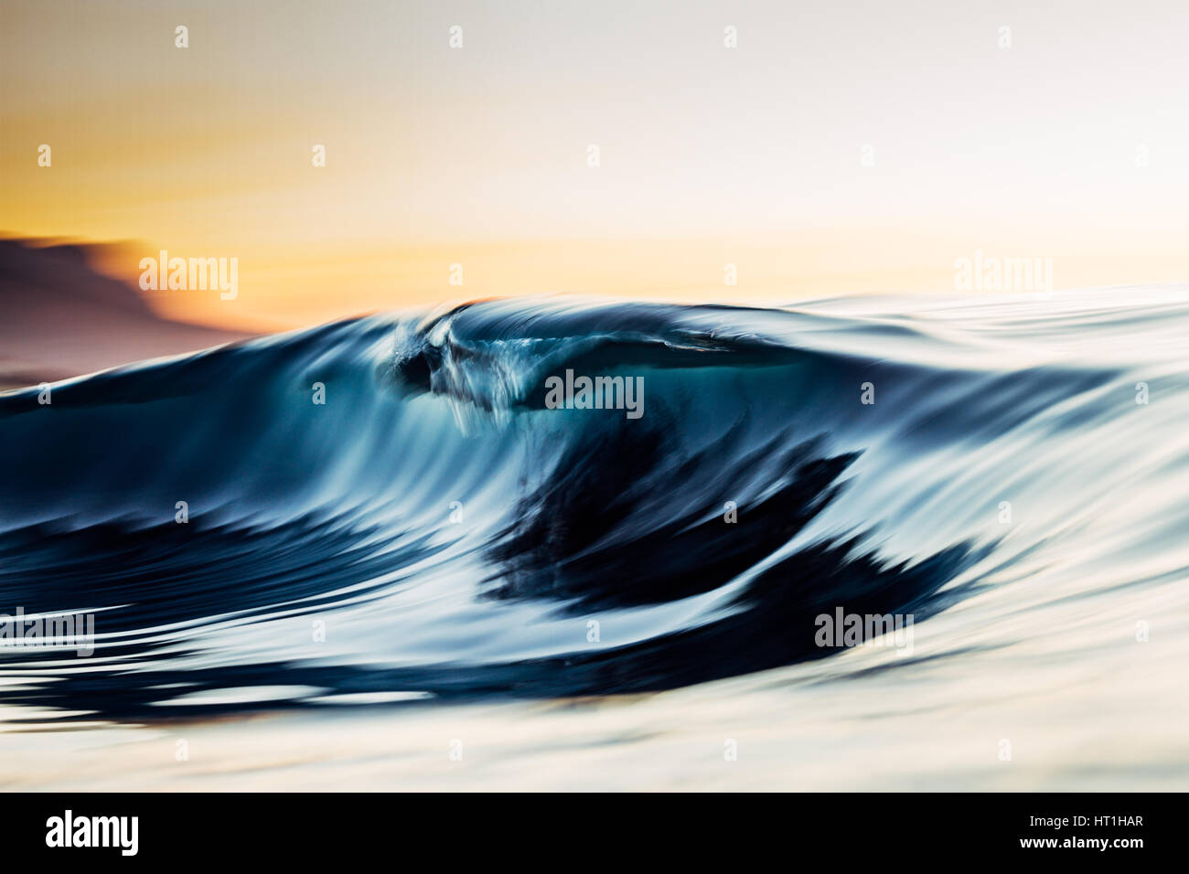 Oily Slow Shutter Wave Stock Photo - Alamy
