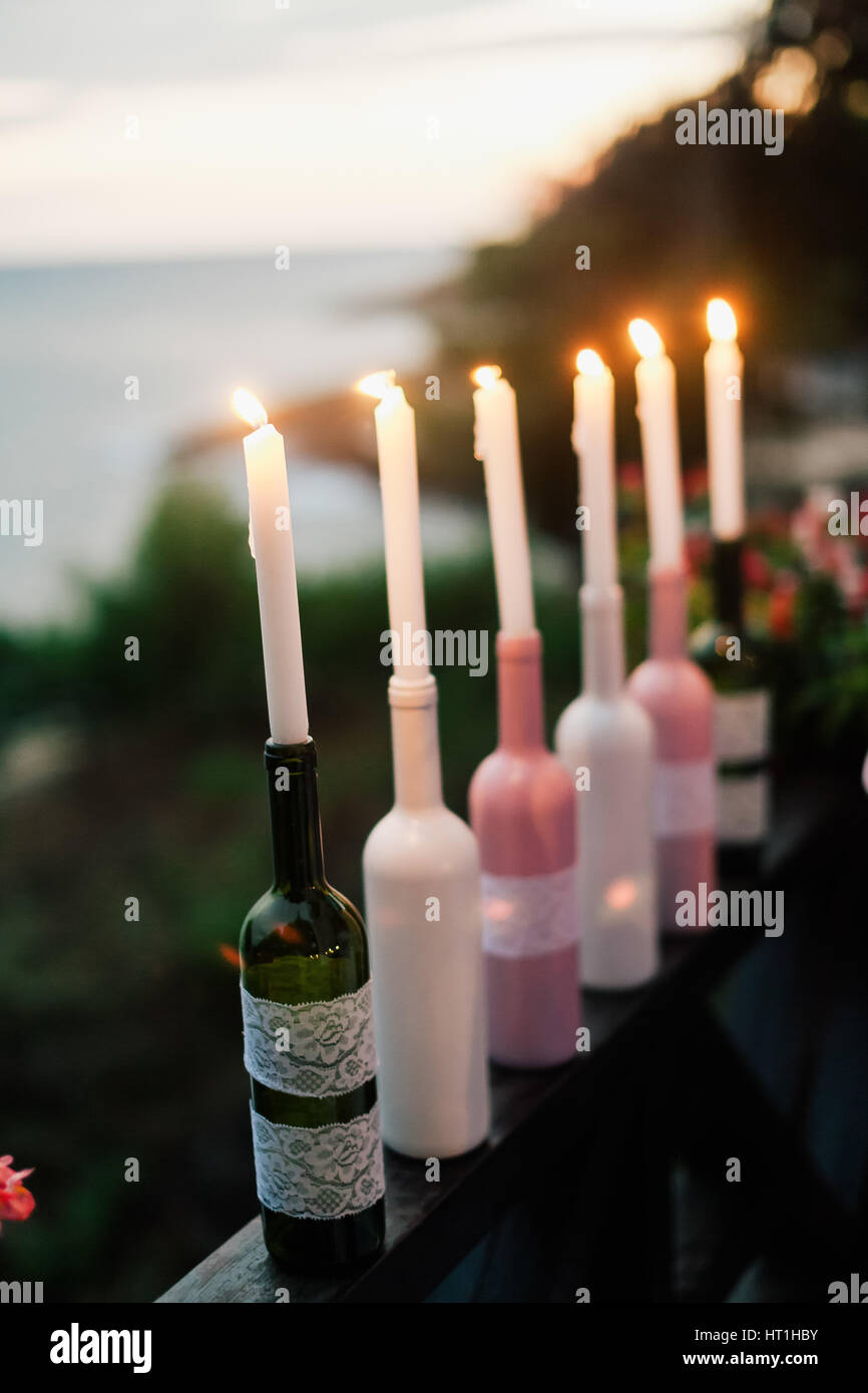 collection of candles Stock Photo - Alamy