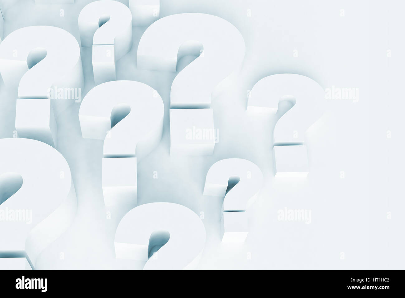 Question marks 3d background Stock Photo - Alamy