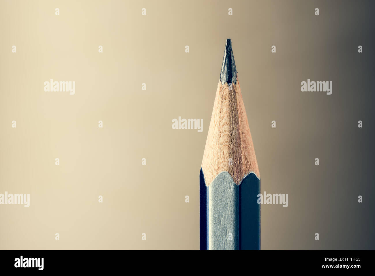 Isolated very sharp pencil close up view. Office concept Stock Photo ...