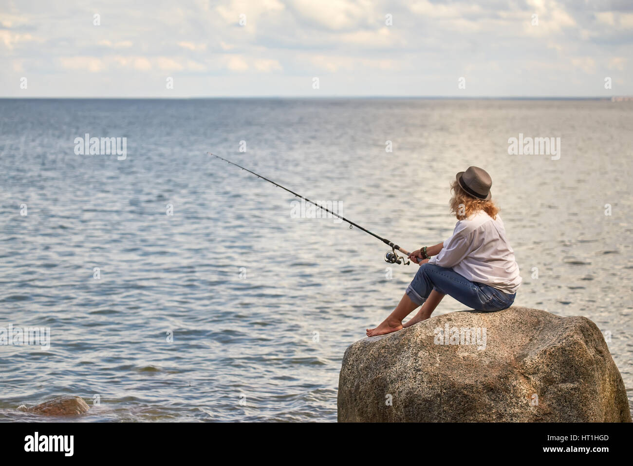 Sitting Fisherman Woman High Resolution Stock Photography and Images ...