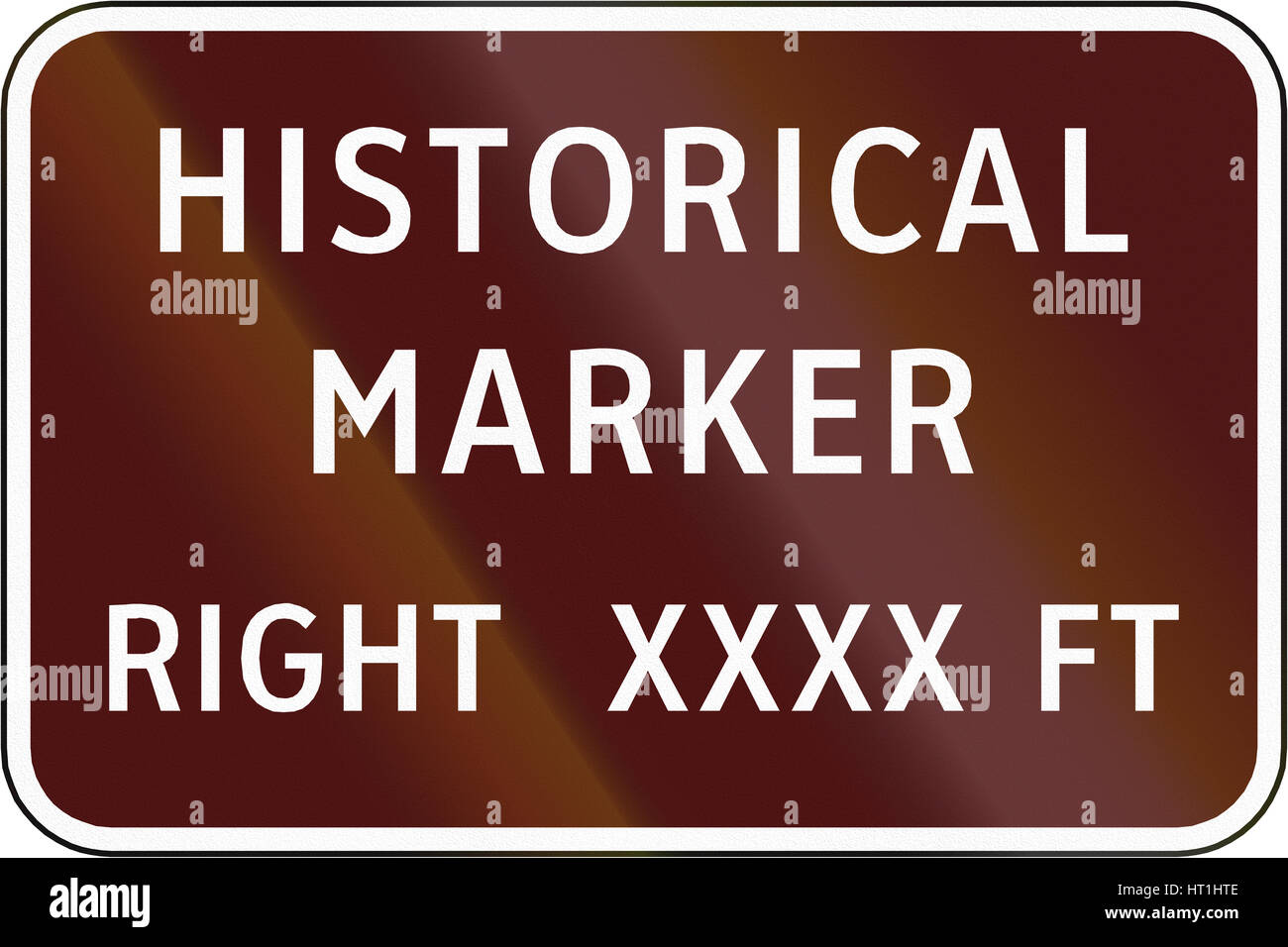 Road sign used in the US state of Virginia - Historical marker Stock ...