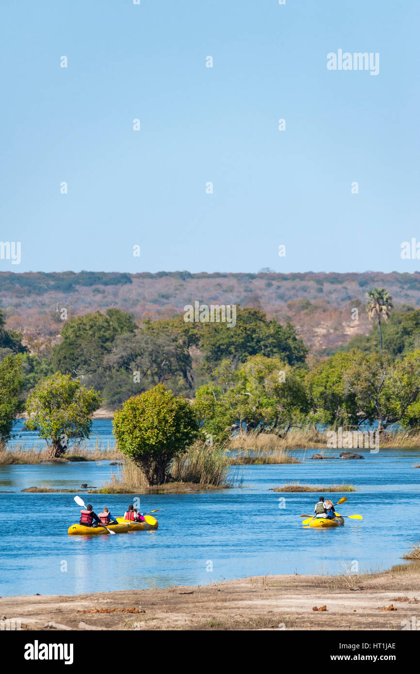 Paddling on the zambezi hi-res stock photography and images - Alamy