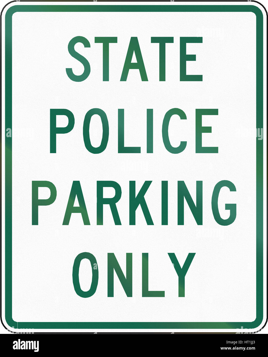 Police parking only sign hi-res stock photography and images - Alamy