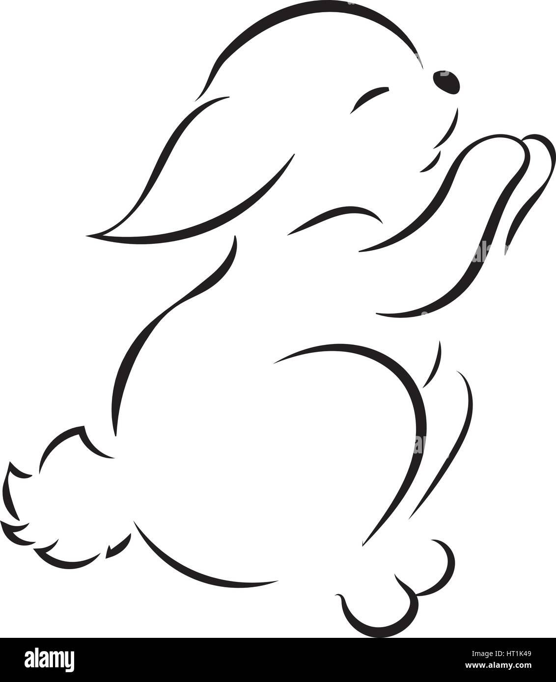 Holy rabbit Black and White Stock Photos & Images - Alamy