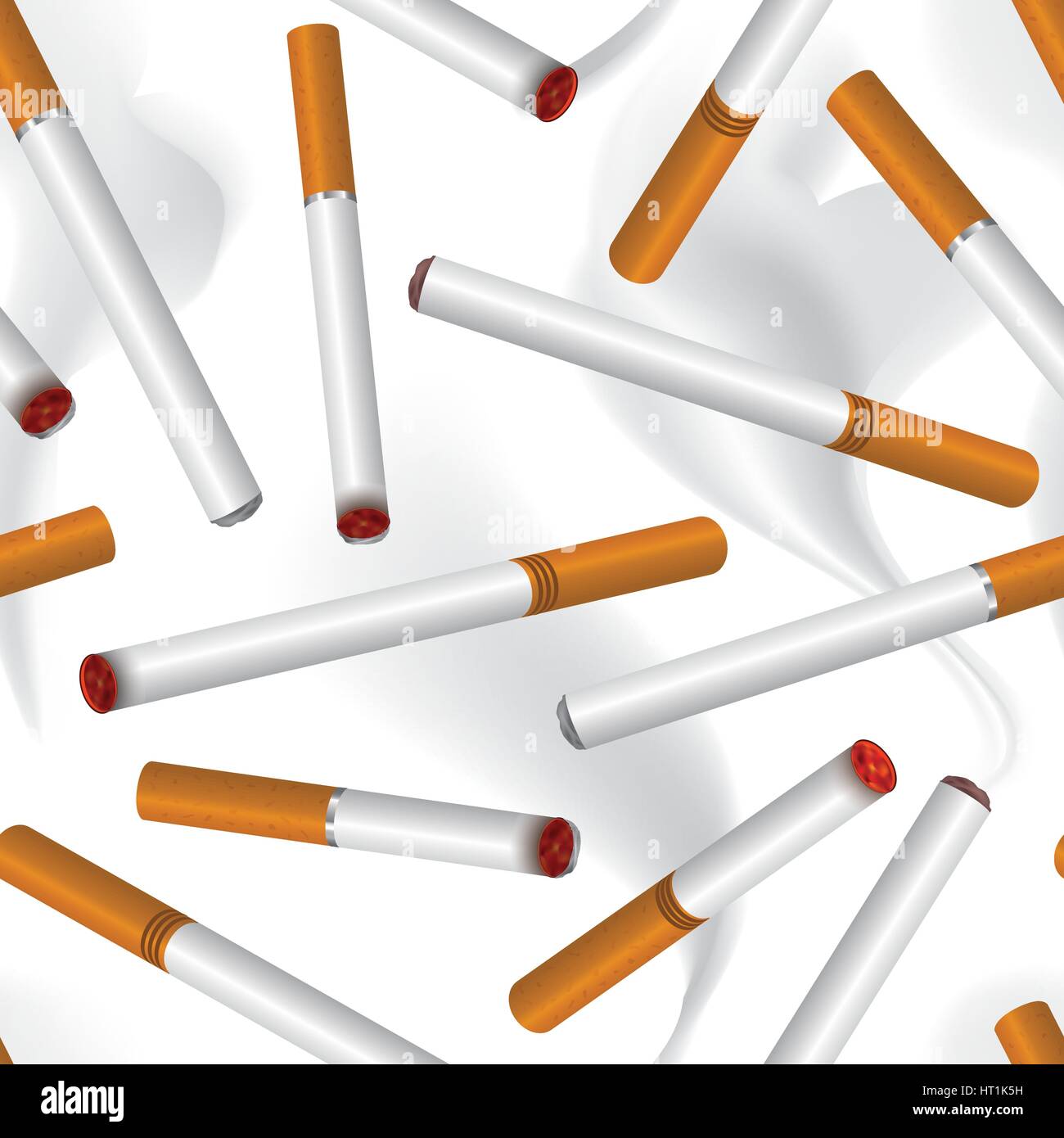 Cigarette smoke seamless background. Smoking aer pattern Stock Vector ...