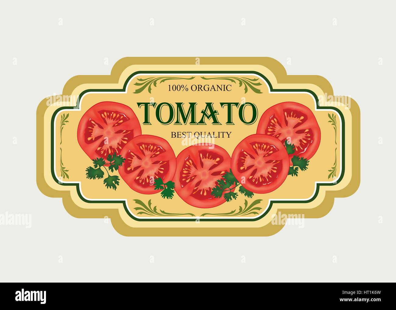 Tomato label. Vegetable logo. Retro sticker of natural product tomatoes Stock Vector Image & Art ...