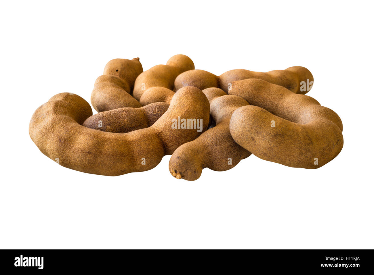Sweet tamarind on a white background Stock Photo - Alamy