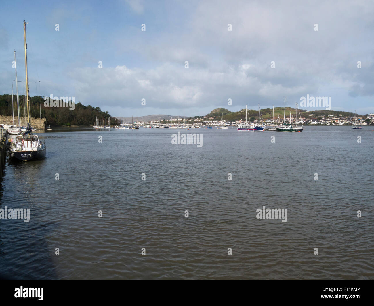 Conwy harbour view hi-res stock photography and images - Alamy