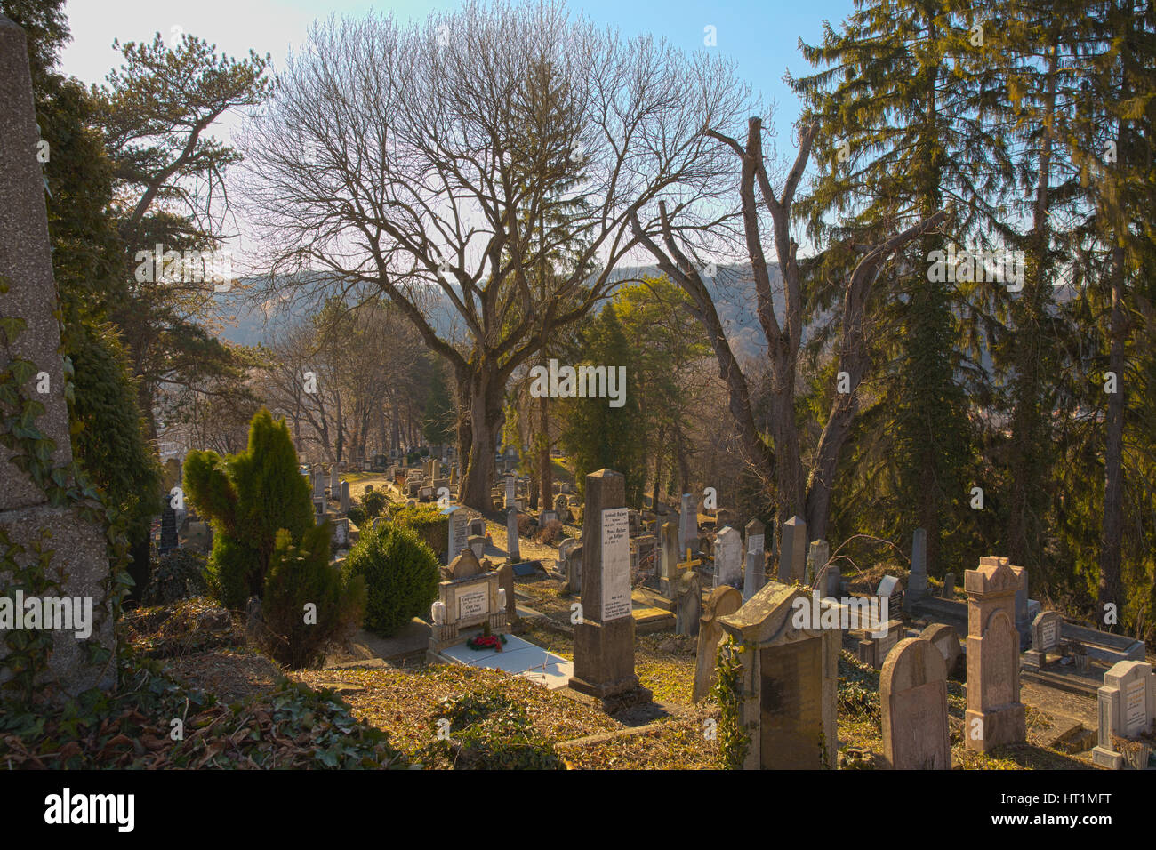 graveyard hdr photography Stock Photo - Alamy