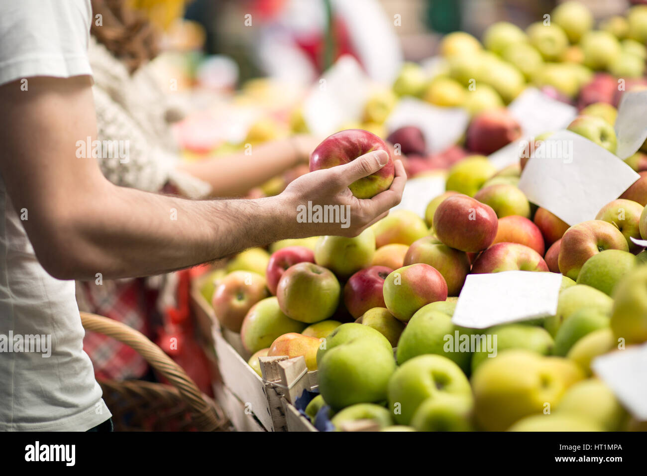Customer in food store buy products hi-res stock photography and images ...