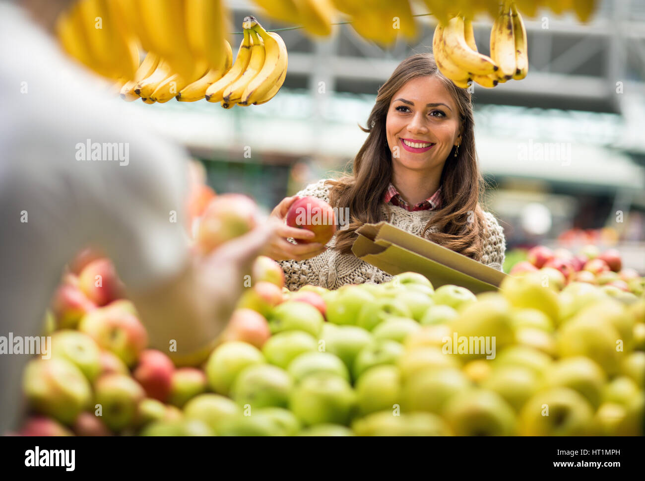 Portrait female customers shopping hi-res stock photography and images ...