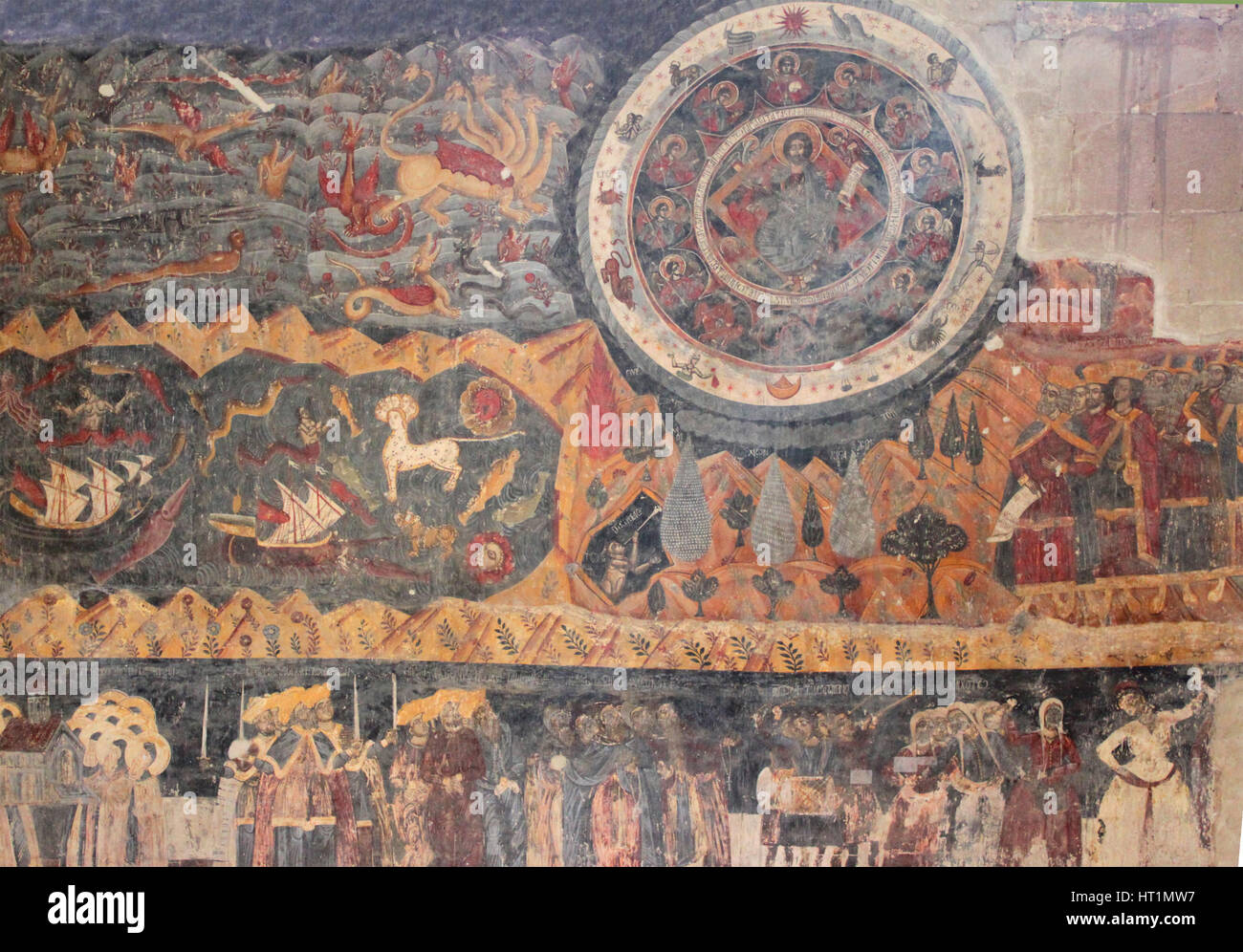 Fresco from Svetitskhoveli Cathedral in Mtskheta, Georgia Stock Photo - Alamy