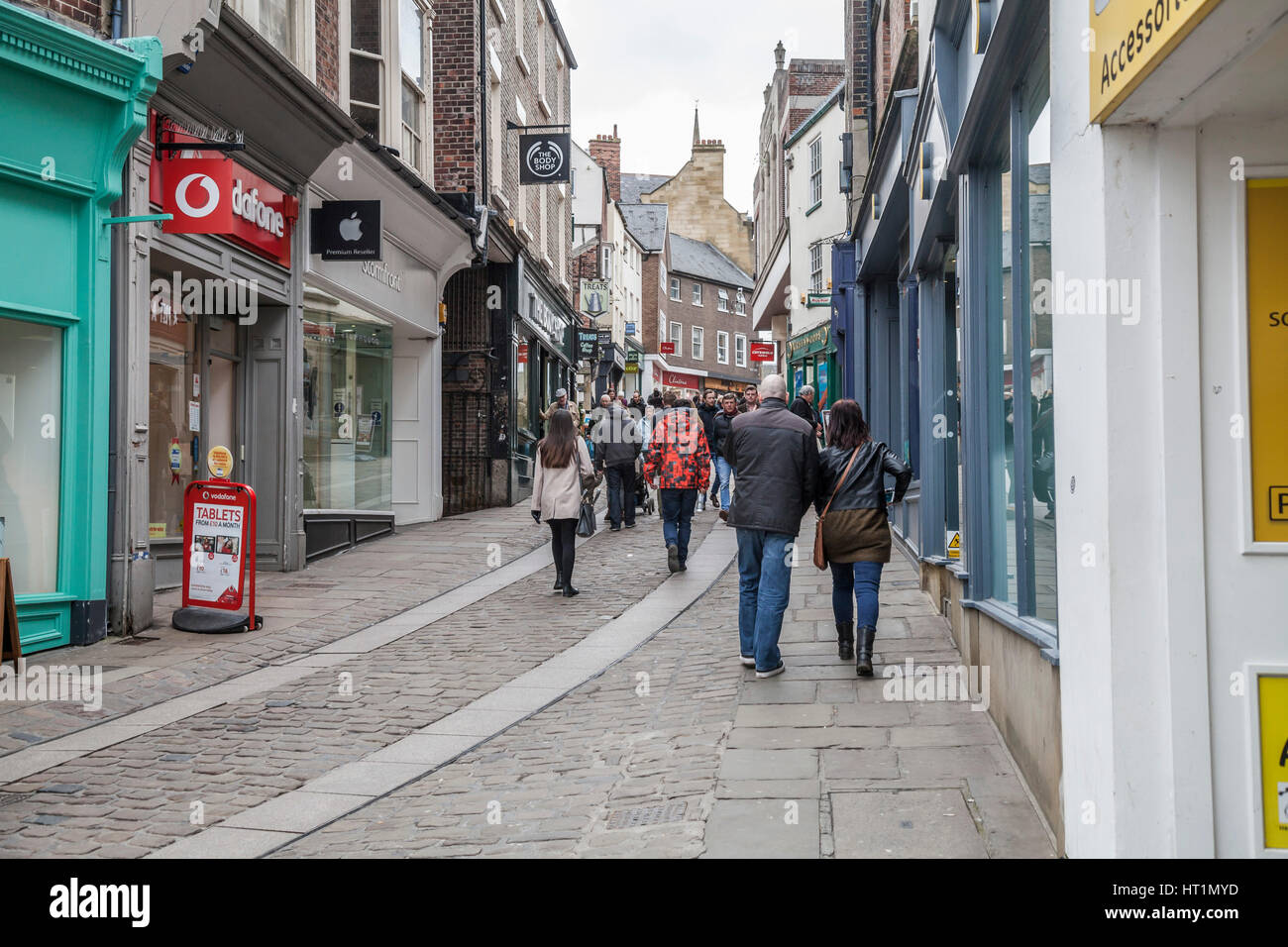Silver street durham city england hi-res stock photography and images ...