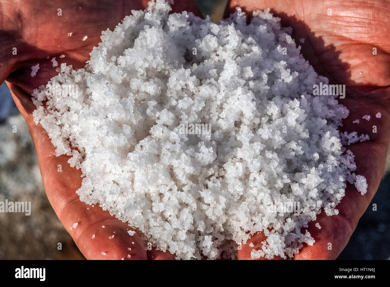 Italy Emilia Romagna Cervia salt flats Stock Photo - Alamy