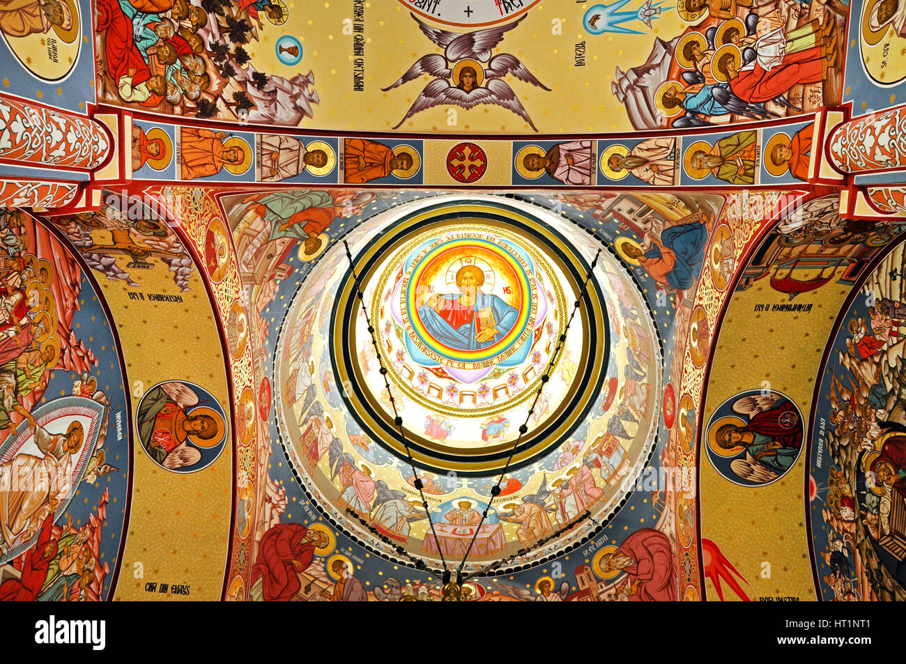 Religious motifs in wall painting hi-res stock photography and images ...